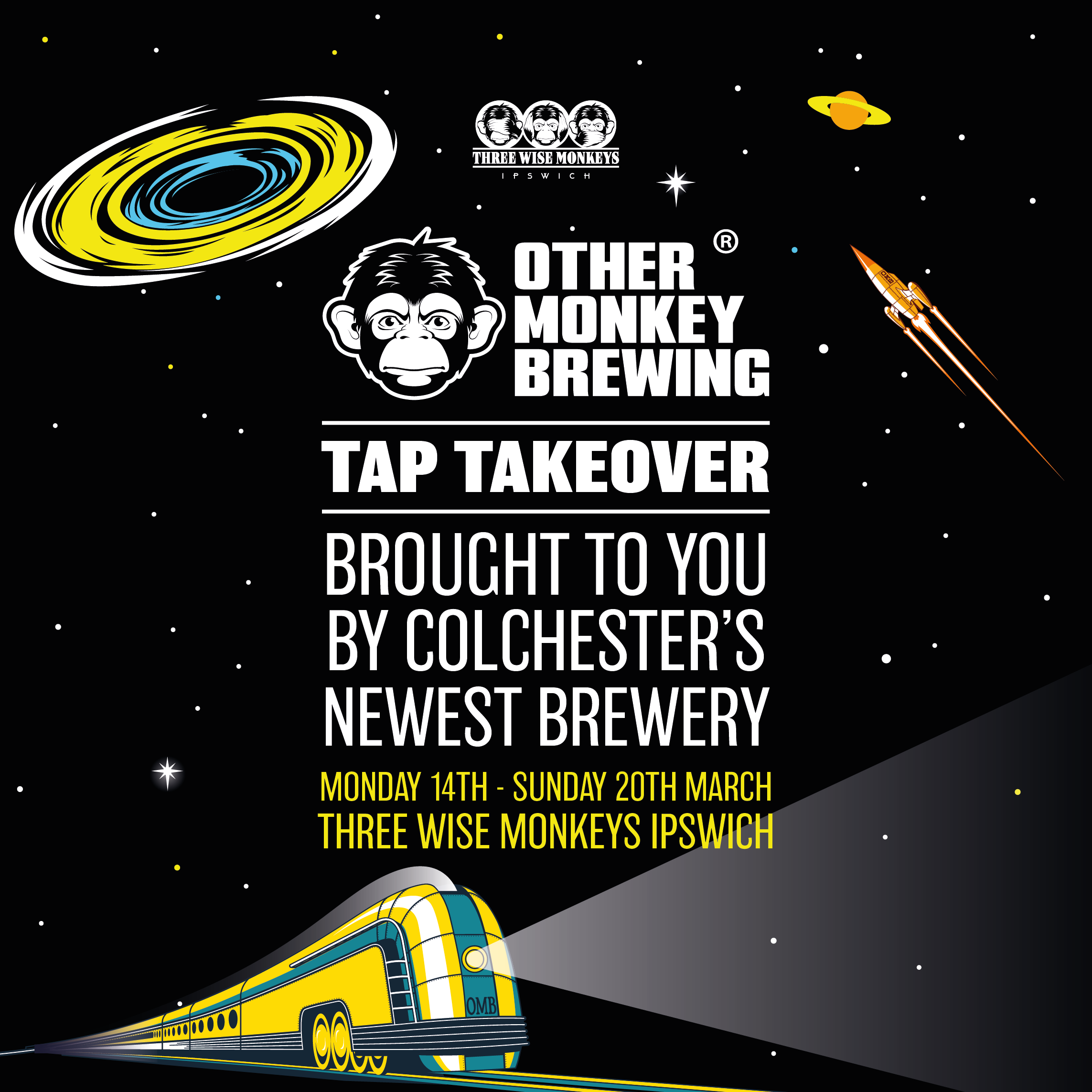 Other Monkey Brewing Tap Takeover - Three Wise Monkeys Ipswich